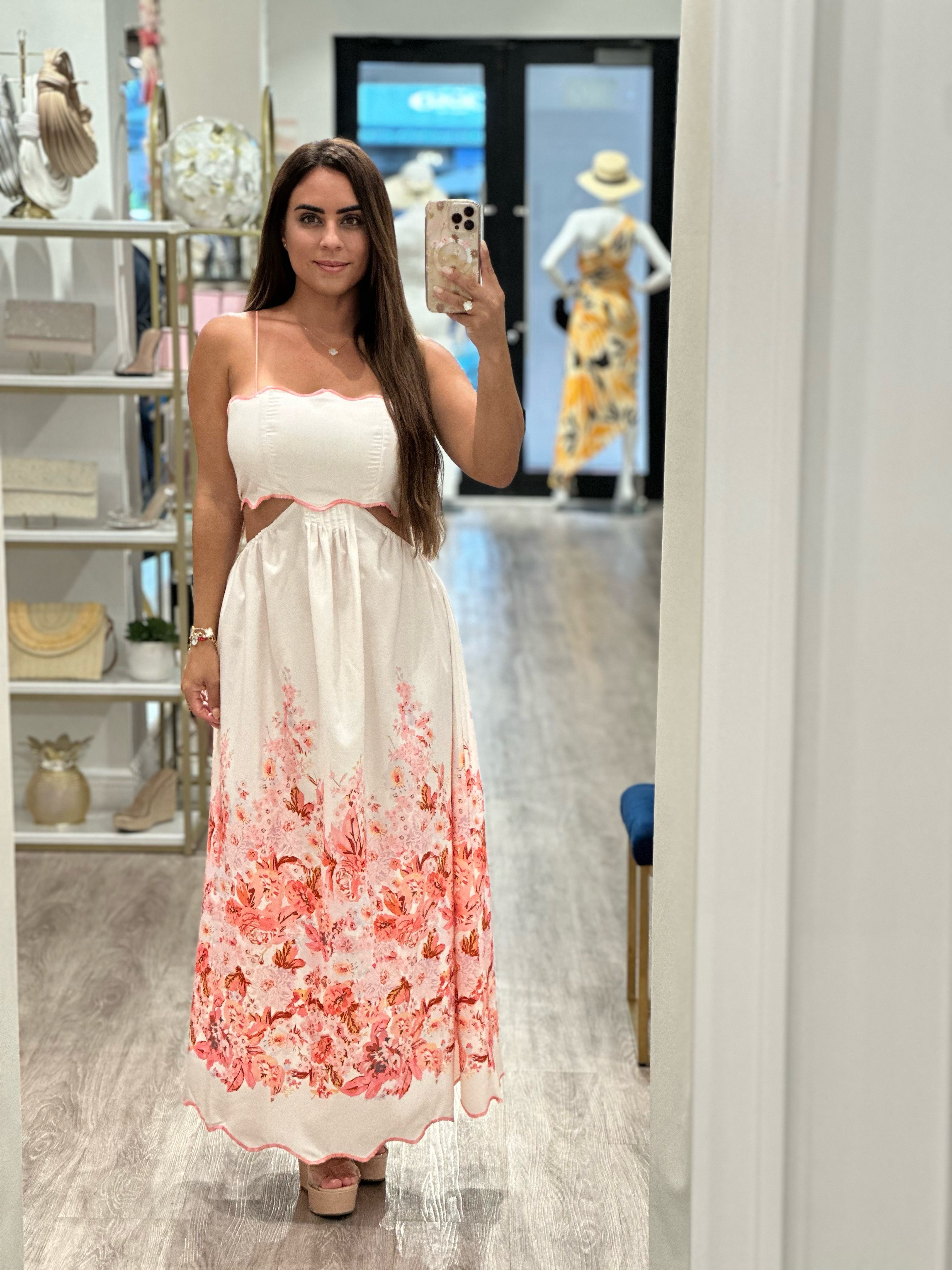 Naomi Cut-Out Maxi Dress – Styles Boutique Miami