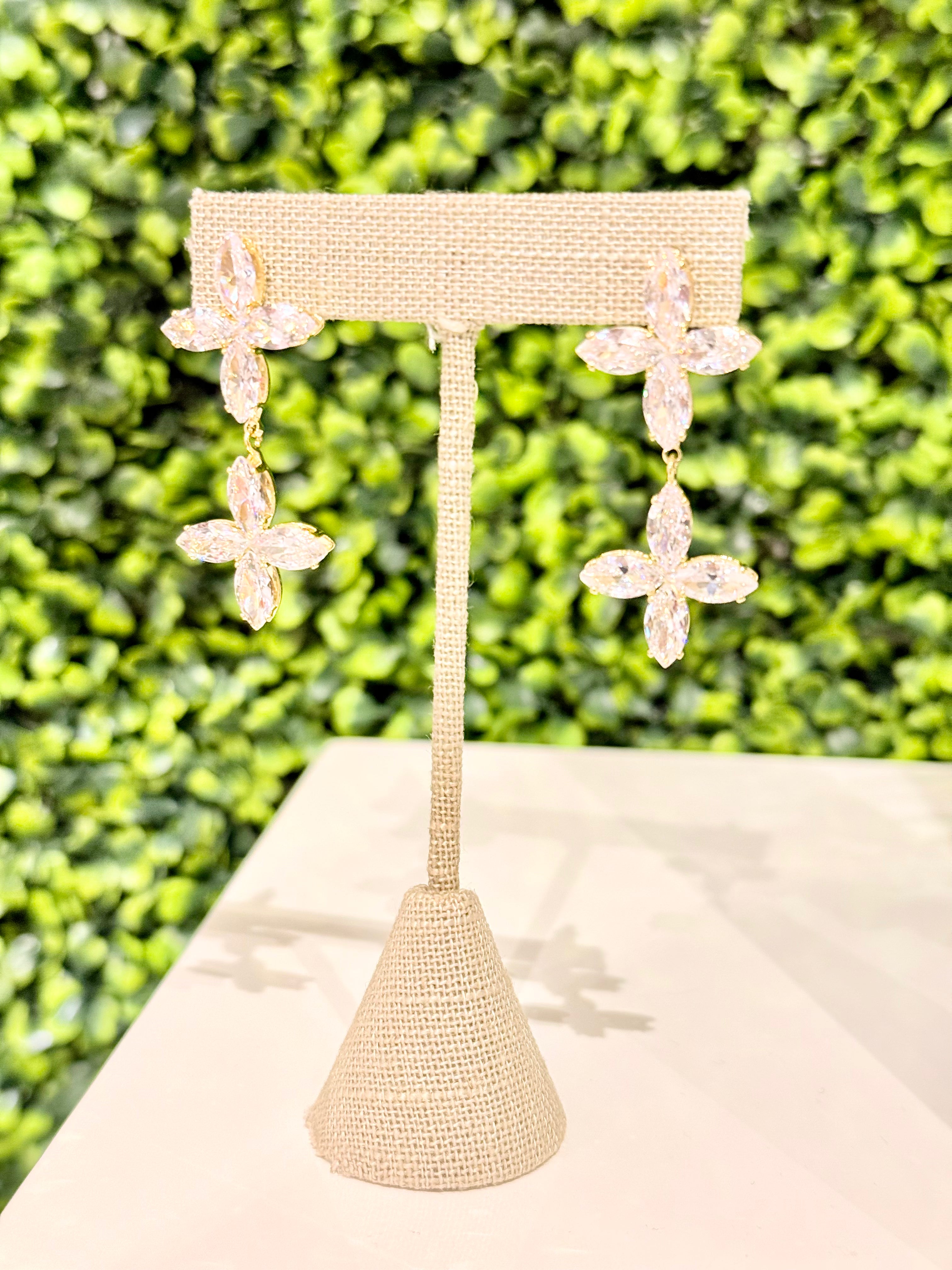 Celeste Crystal Earrings – Styles Boutique Miami